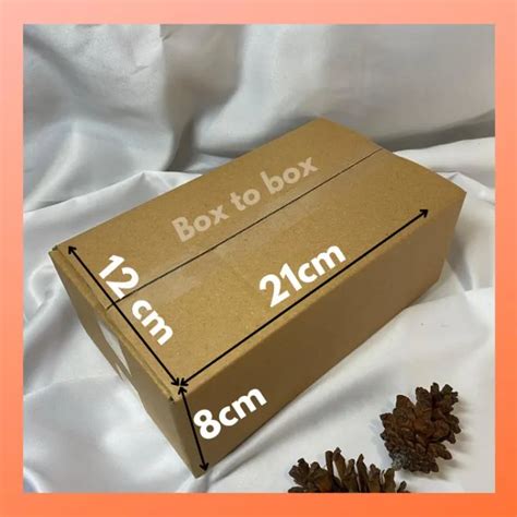 Kardus Box Karton Kotak Dus Packing Kemasan BARU Size X X Cm Luar Dalam POLOS COKLAT