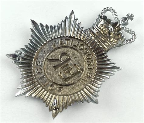 Metropolitan Police Helmet Badge Time Militaria