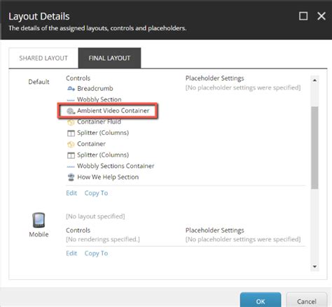 Sxa Specify Default Rendering For Placeholder In Partial Design