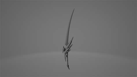 Stl File Monster Hunter World Legiana Long Sword 👹 Obj・3d Printable