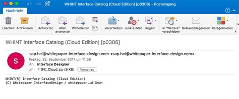 WHINT Interface Catalog For SAP Cloud Integration Integration