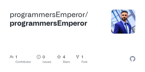 Github Programmersemperorprogrammersemperor