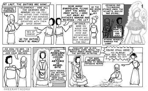 The Odyssey Book 19 Part 1 Greek Myth Comix