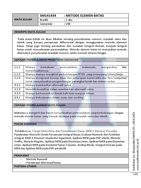 Metode Elemen Batas Untuk Persamaan Differensial Pdf