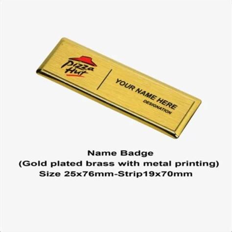 Customized Name Badges At ₹ 100 Piece नेम बैज In Panchkula Id