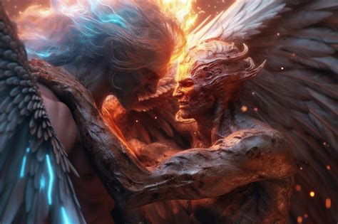 Premium Photo Struggle Of Good And Evil Right And Wrong Opposites Day