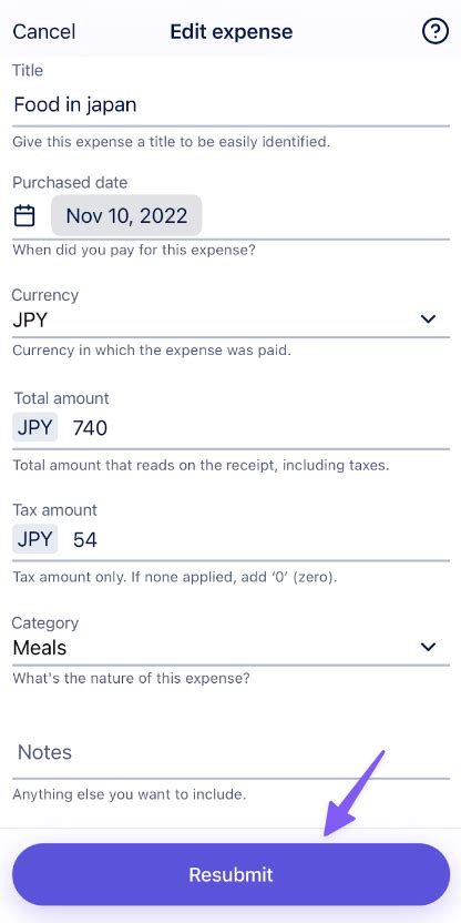 How Do I Edit Expenses On The Ios Mobile App Remote