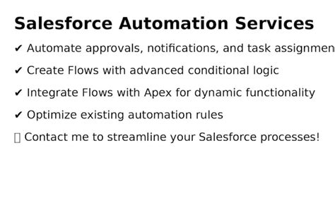 Automate Salesforce Processes Using Flows And Process Builder By Yagnik