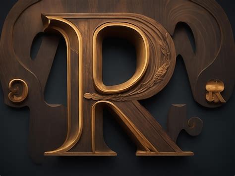 Premium Ai Image Letter R