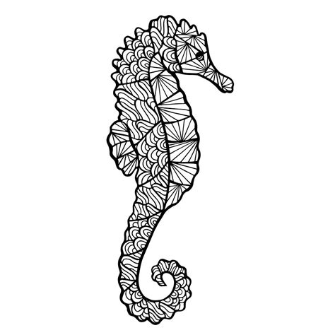 23 Zentangle Coloring Pages Free Printable