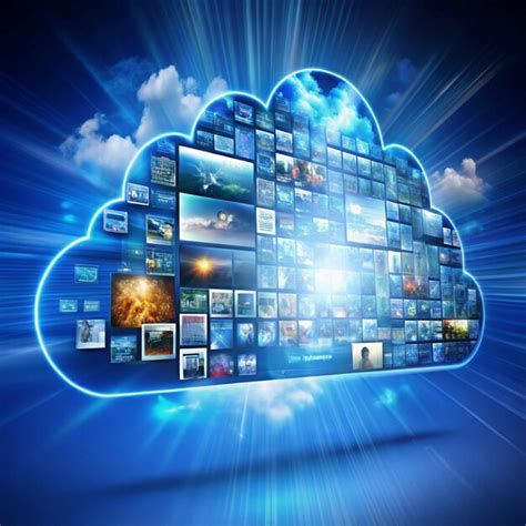 Cloud Computing Technology Premium Ai Generated Image