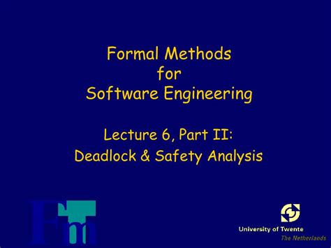PPT Formal Methods For Software Engineering PowerPoint Presentation Free Download ID 2917005
