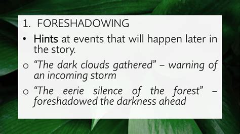 Narrative Techniques Foreshadowing And Flashback Pdf