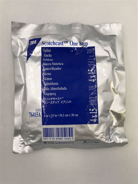 3m 76415a Scotchcast One Step Splint 4x15in X Gb Tech Usa