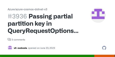 Passing Partial Partition Key In Queryrequestoptions Hurts Count Index