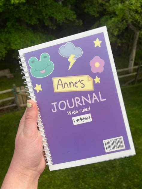 Amphibia Annes Journal Amphibia Anne Cosplay Notebook Etsy