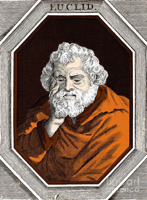 Euclid Ancient Greek Mathematician 1 Photograph By Science Source