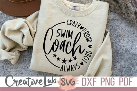 Swim Coach Svg Swim Svg Coach Svg Swim Team Shirt