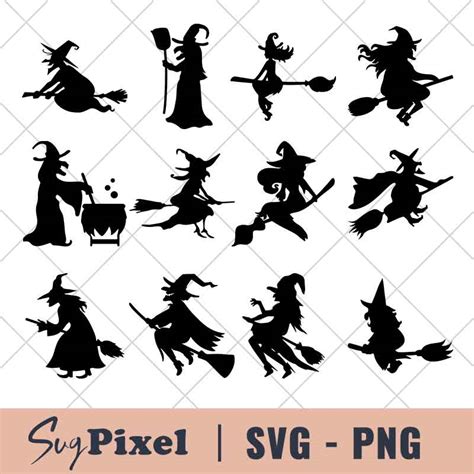 Witches Bundle Svg Unique Designs For Halloween Svg Pixel