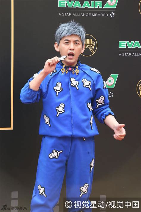 黄子佼现身第27届金曲奖红毯 搞怪蹦跳新浪图片