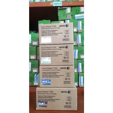 Fuji Xerox 7100 106r02623 Black ตลับหมึกโทนเนอร์ สีดำ ของแท้ แพ็คคู่