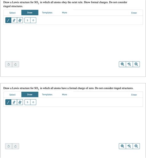 Solved Draw A Lewis Structure For So2 ﻿in Which All Atoms