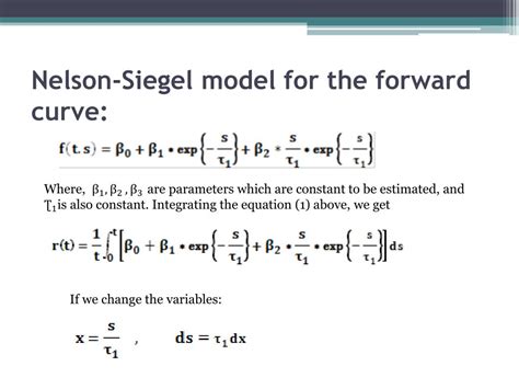 Ppt Nelson Siegel Svensson Model Application For Swedish Government