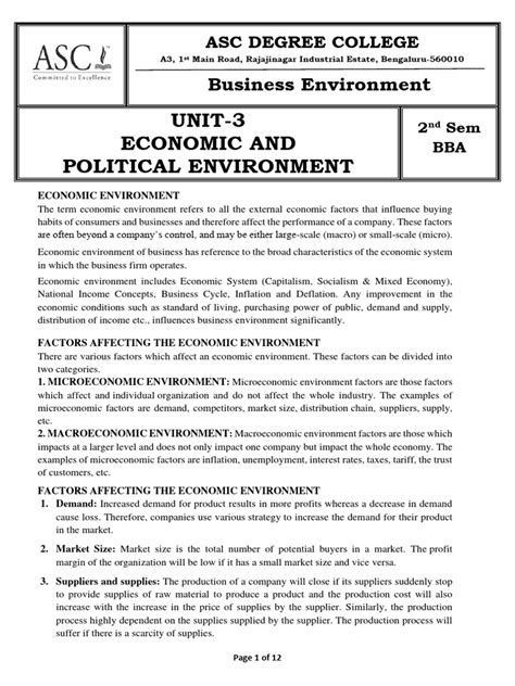 Be 3rd Chapter Notes Pdf Monetary Policy Fiscal Policy