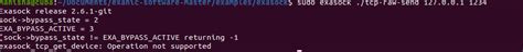 Exasock Example Not Exectuing · Issue 48 · Ciscoexanic Software · Github