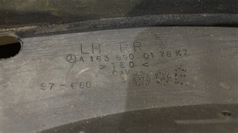 Продам порог и брызговики w163 — Mercedes-Benz M-Class (W163), 4,3 л ...