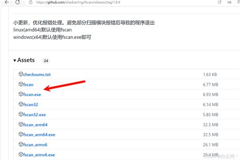 Fscan下载和使用 Csdn博客