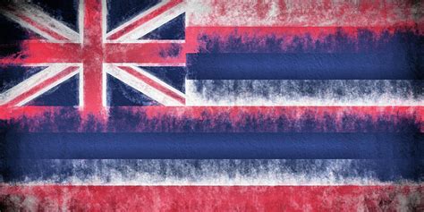 The Hawaii Flag Digital Art By Jc Findley Fine Art America
