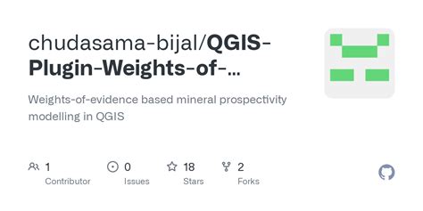 github chudasama bijal qgis plugin weights of evidence model weights