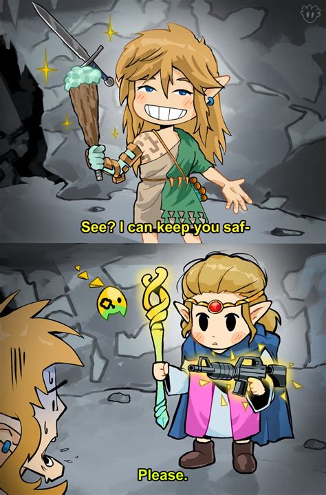 Link Princess Zelda And Tri The Legend Of Zelda And 2 More Drawn By