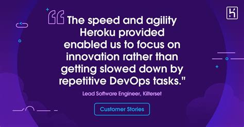 Low Friction Infrastructure Allowed The Team To Spin Up And Iterate… Heroku