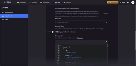 Extension Logs