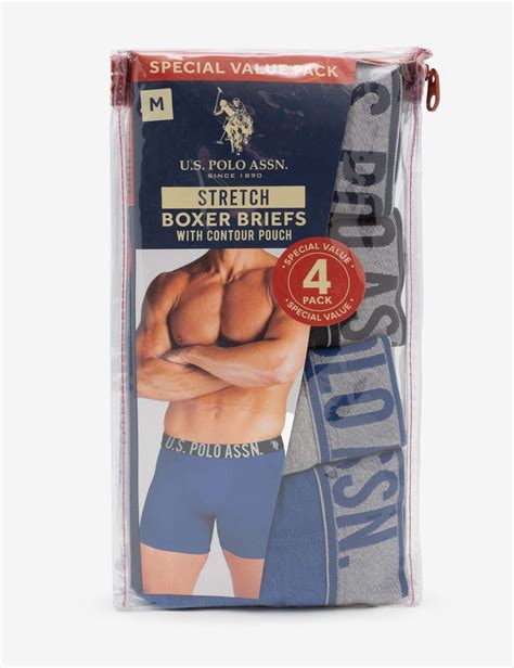 4pk Stretch Boxer Briefs Us Polo Assn