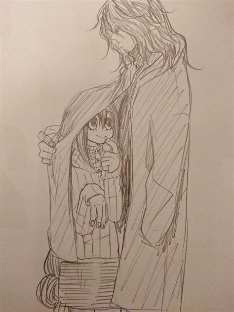 Conectarse Tsuyu Asui Sketches My Hero Academia Eraserhead