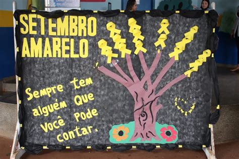 Ações do Setembro Amarelo mobilizaram alunos da Rede Municipal de