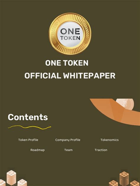 crypto token whitepaper pdf