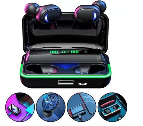 Fone Bluetooth Tws E Rgb Powerbank Original ALTOMEX Fone De Ouvido Bluetooth Magazine Luiza