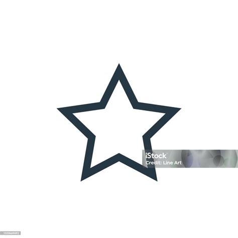 벡터 편집 개념에서 스타 아이콘 벡터입니다 별 편집 스트로크의 얇은 선 그림 웹 및 모바일 앱 로고 인쇄 미디어에 사용할 스타 선형 기호 겨울에 대한 스톡 벡터 아트 및