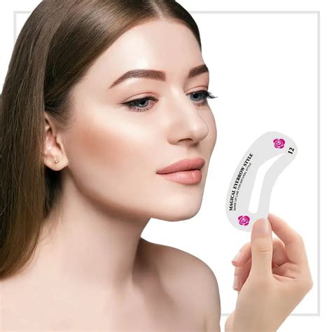 24 Styles Eyebrow Shaping Stencils Grooming Kit Women Temu