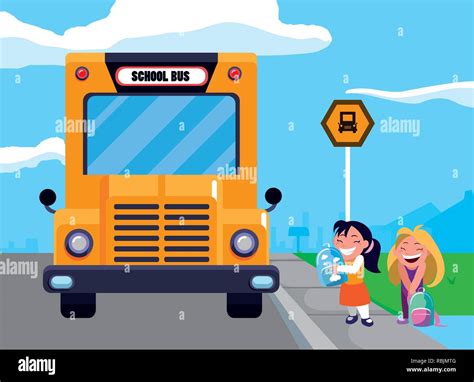 School Bus Girls Telegraph