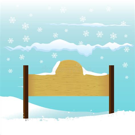 Muestra De Madera Con El Mensaje Ilustración Del Vector Ilustración