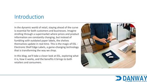 Revolutionizing Retail ESL Electronic Shelf Edge Labels PPT