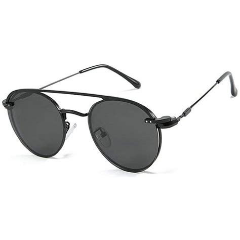 Steampunk Round Sunglasses Women Steam Punk Circle Men Metal Mirror