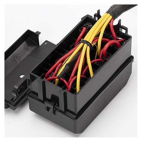 12 Way 12V Fuse Realy Box Car Metallic Pins Universal 6 Way Relay And 6 Slot ATOATC Blade Fuse