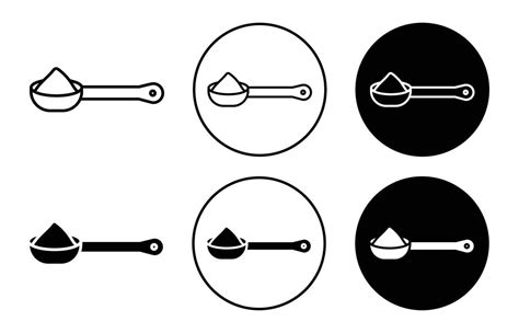 Full Spoon Icon Logo Collection Set 47418625 Vector Art At Vecteezy