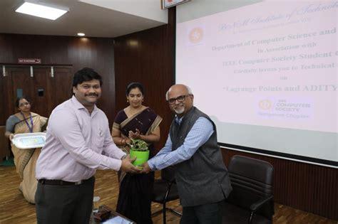 Dr Raghavendra C K On Linkedin Bnmit Bnmit Ieee Facultyadvisor